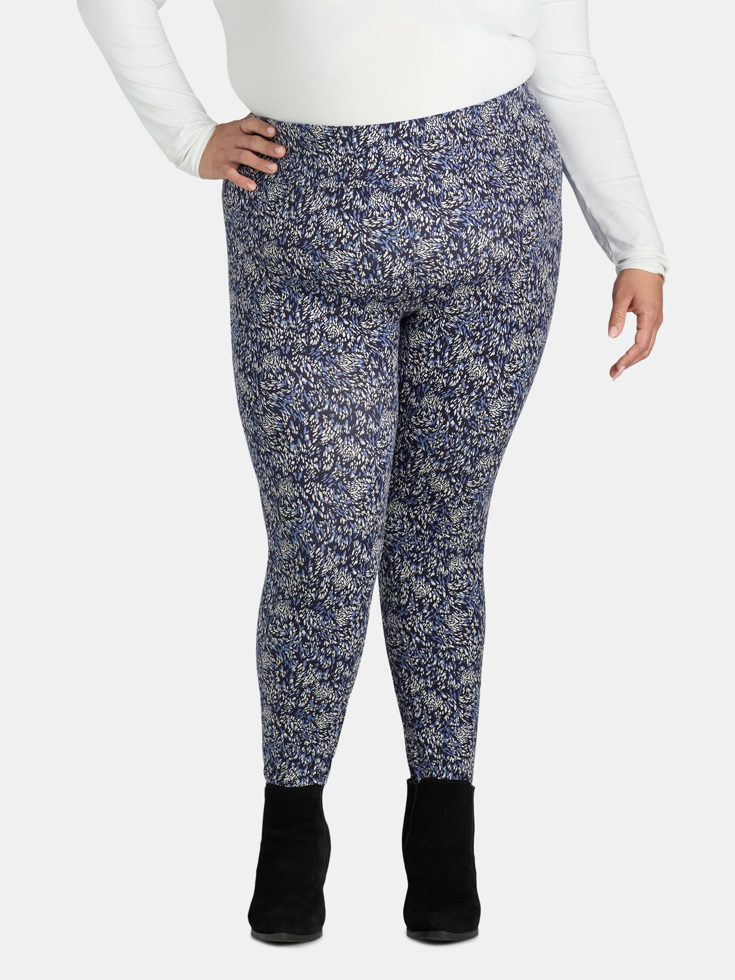 Terra & Sky Women's Plus Size Leggings, 2-Pack, Sizes 0X-5X - Walmart.com