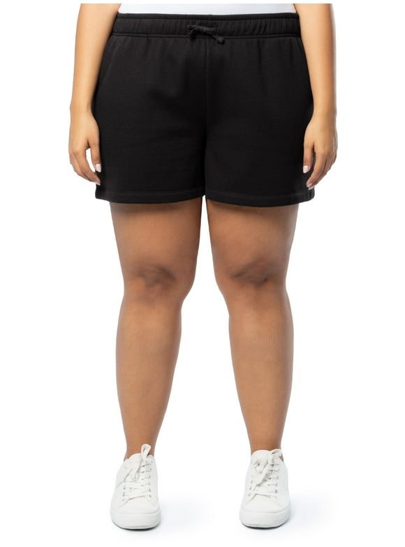 Plus Size Athletic Shorts in Plus Size Workout Bottoms - Walmart.com