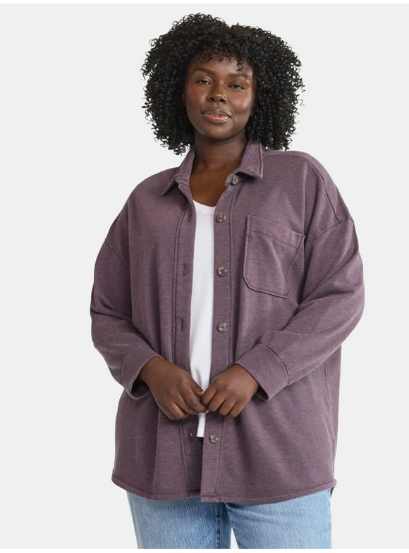 Womens Shackets in Womens Coats - Walmart.com