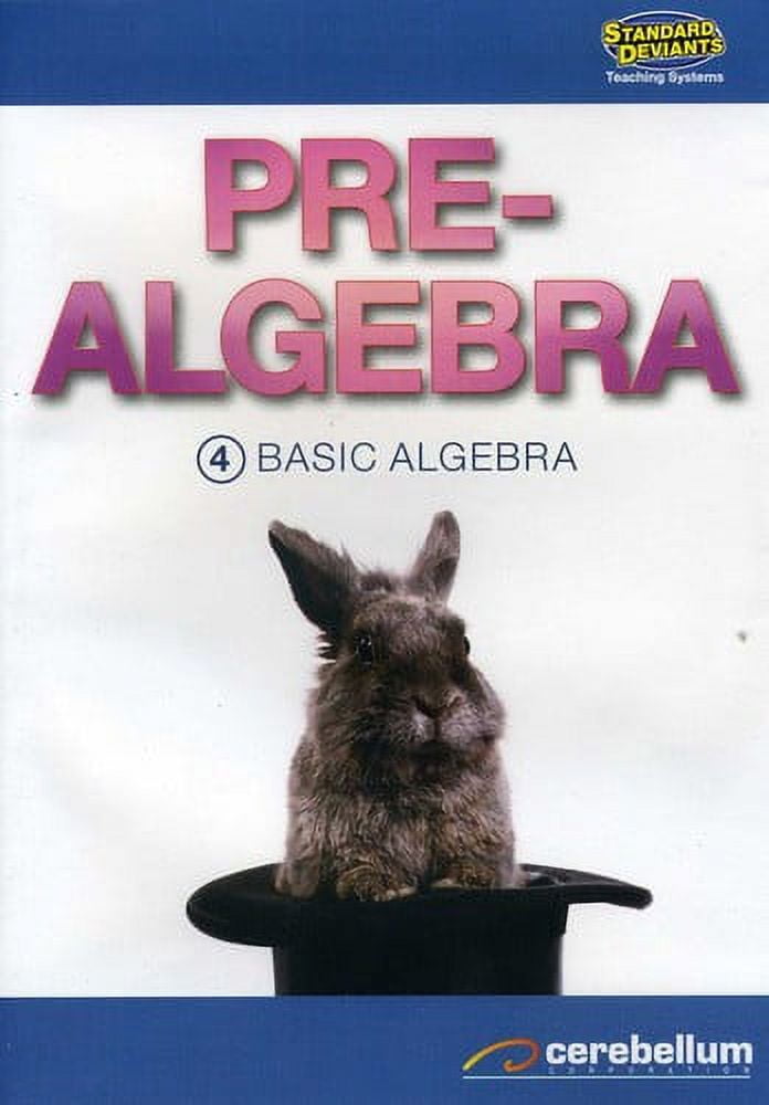 TS Pre-Algebra Module 4: Basic Algebra (DVD), Cerebellum Generic ...