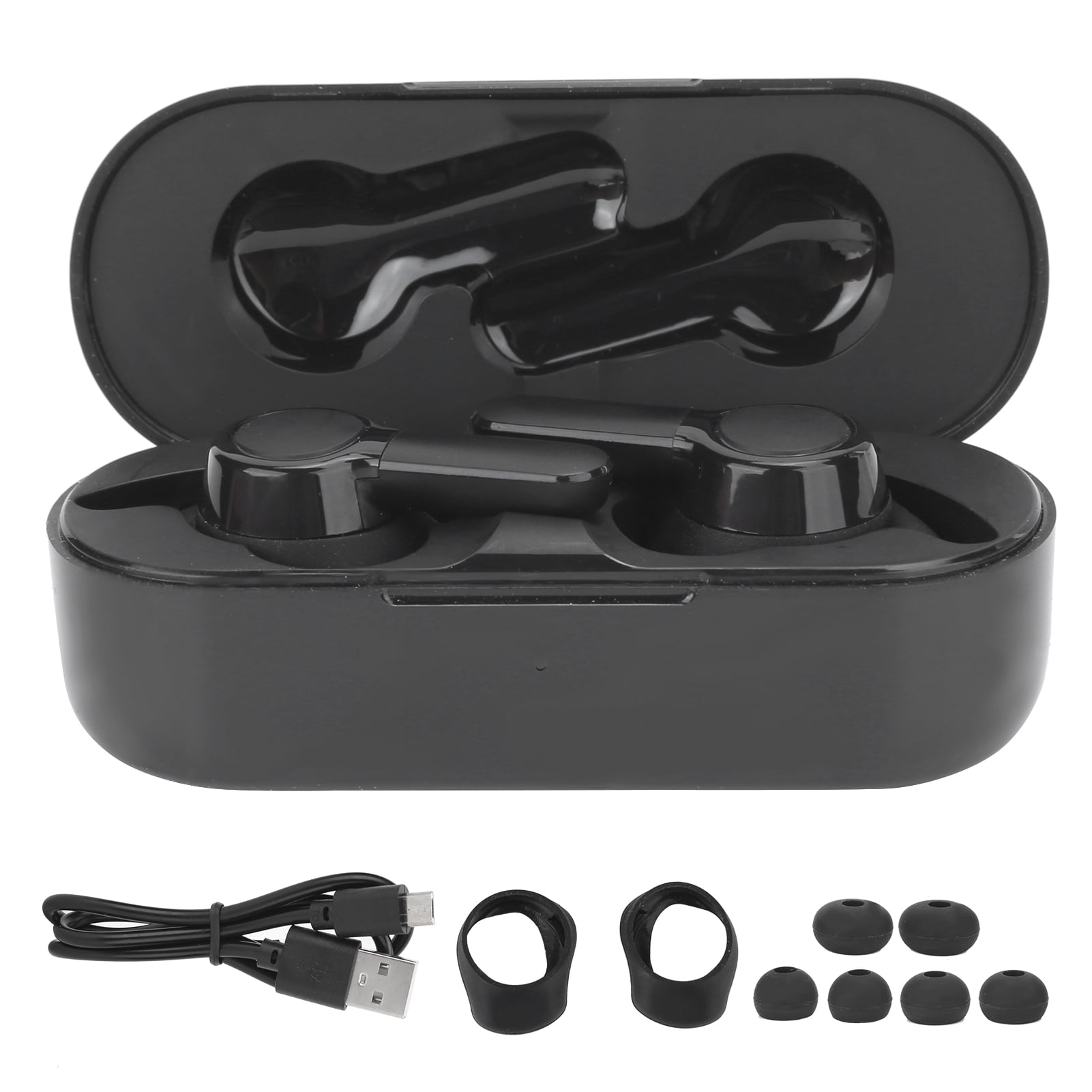 TS04 TWS Bluetooth 5.0 Wireless Earphone in Ear Waterproof Earbuds with Charging Case - Walmart ...