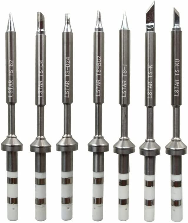 TS100 Soldering Tips Stainless Steel Replacement Soldering Tips for ...