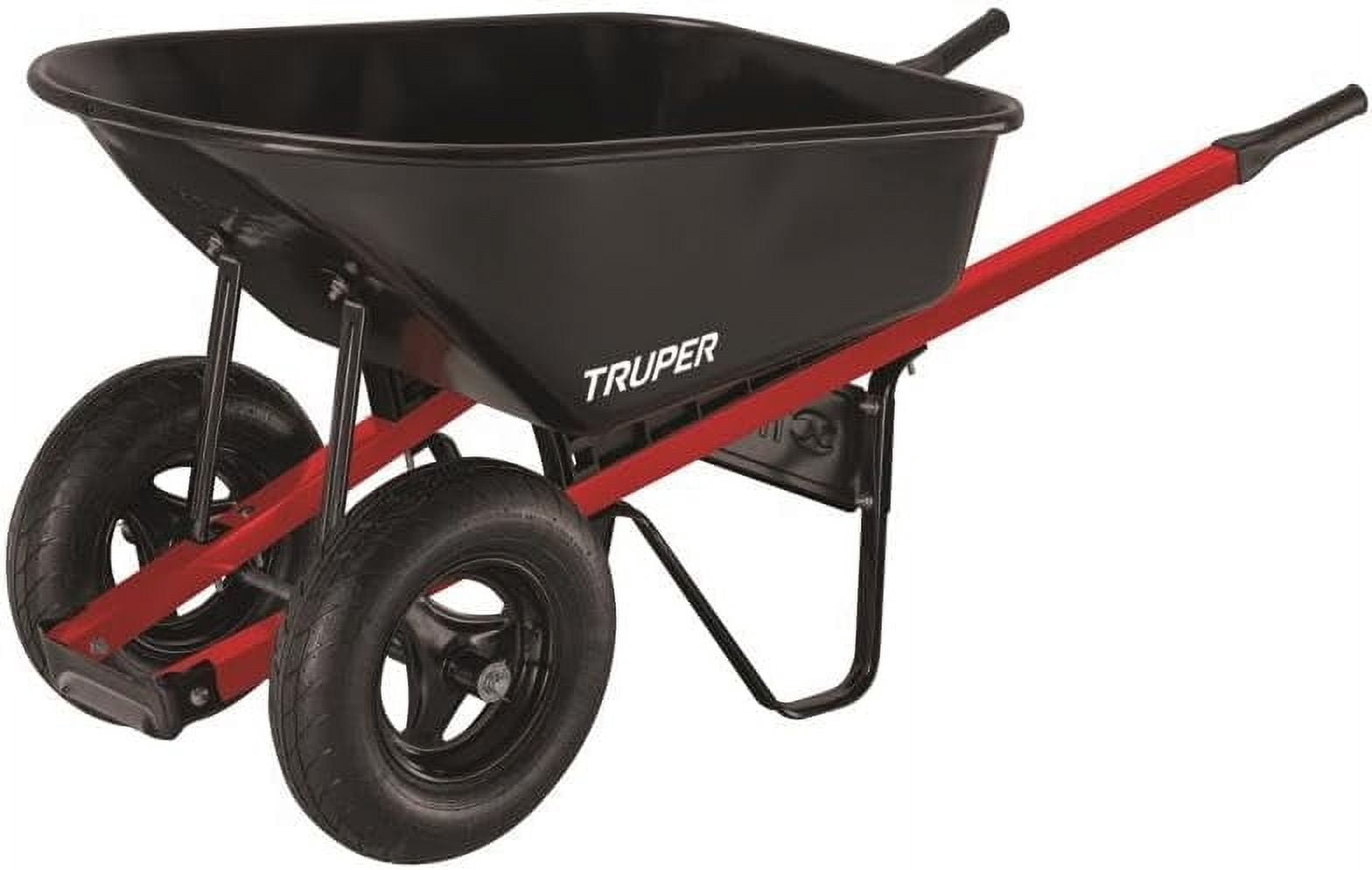 TS6-2W 6CUFT Steel Wheelbarrow - Walmart.com