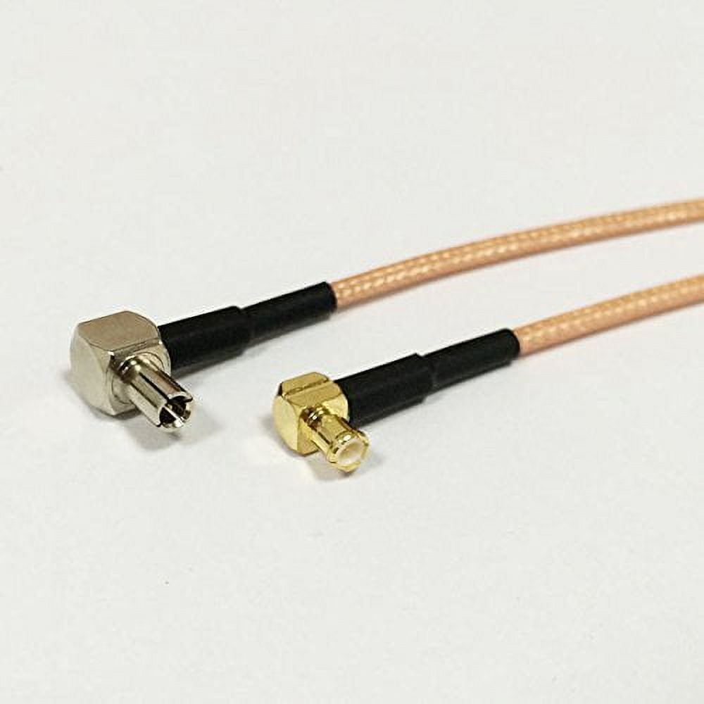 TS9 to MCX male right angle pigtail cable RG316 6" for 3G wireless modem ZTE Good Quality Fast ...