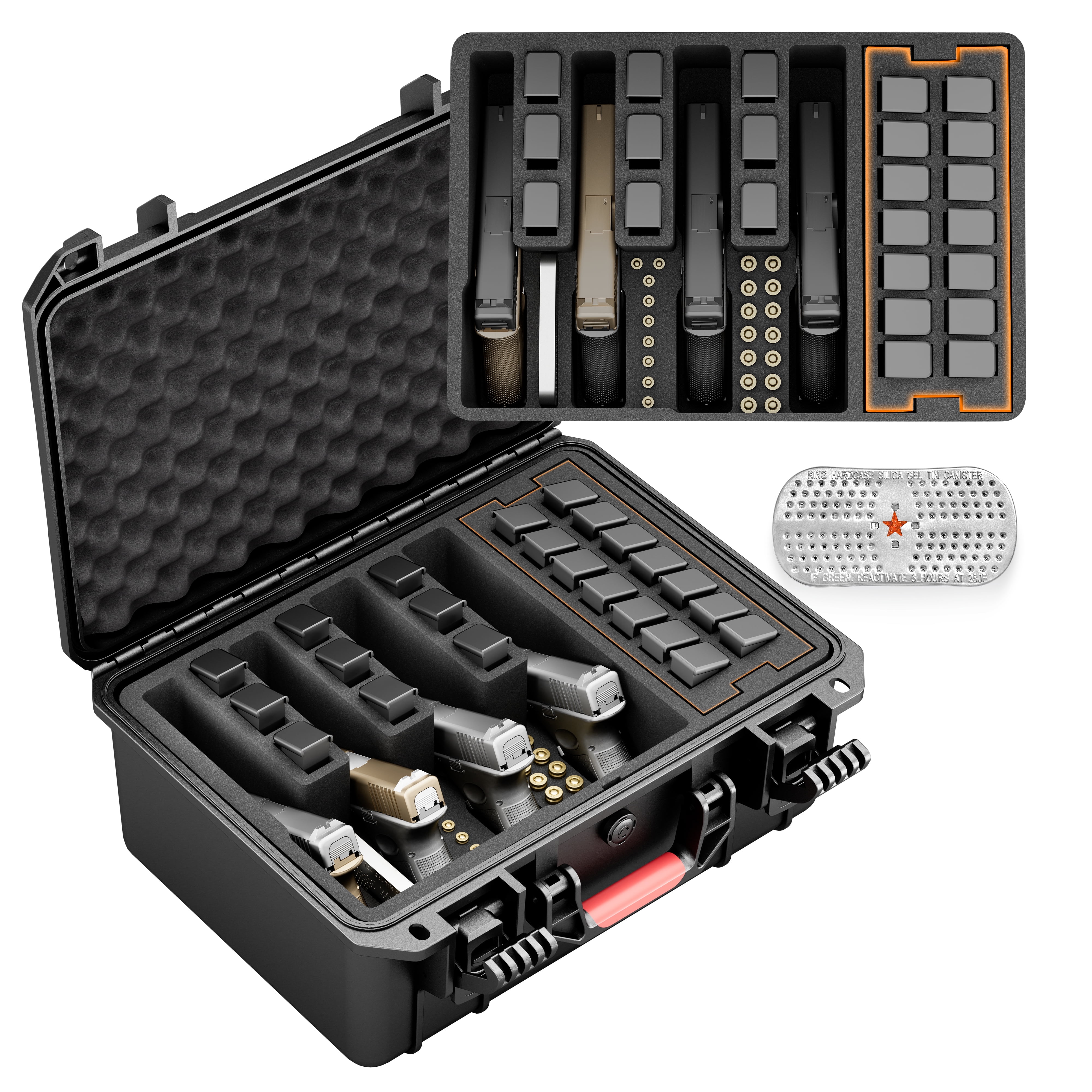 TSA-Approved 4-Pistol Protective Travel Case | Waterproof & Shockproof ...