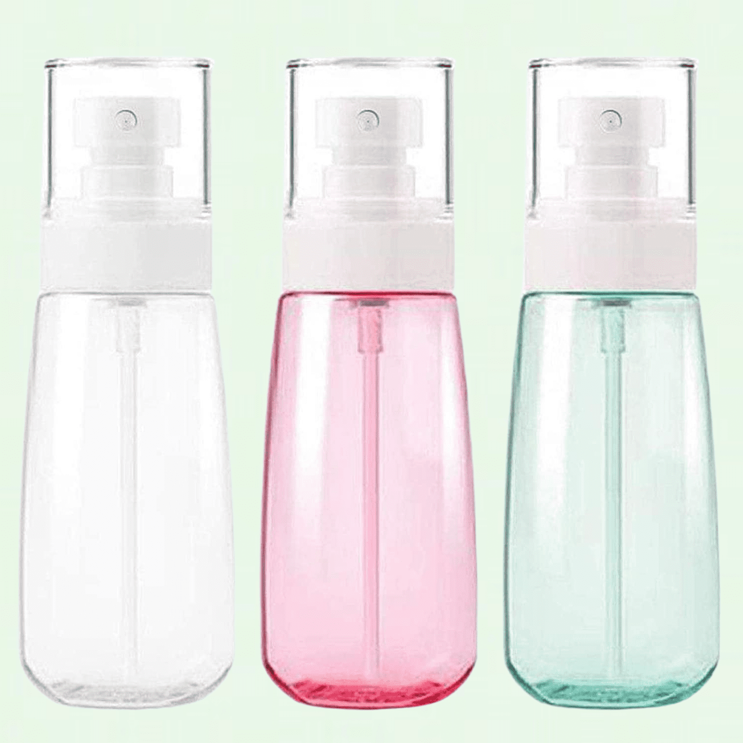 TSA Approved Fine Mist Spray Bottle 3.4oz/100ml, Refillable Travel ...