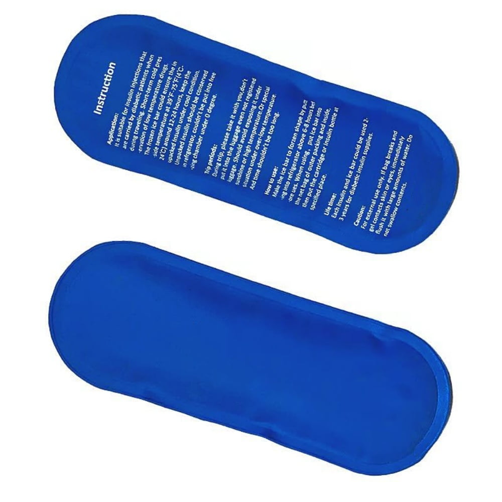 TSA Approved Ice Packs, 2 Pcs Reusable Ice Packs for Insulin Cooler ...