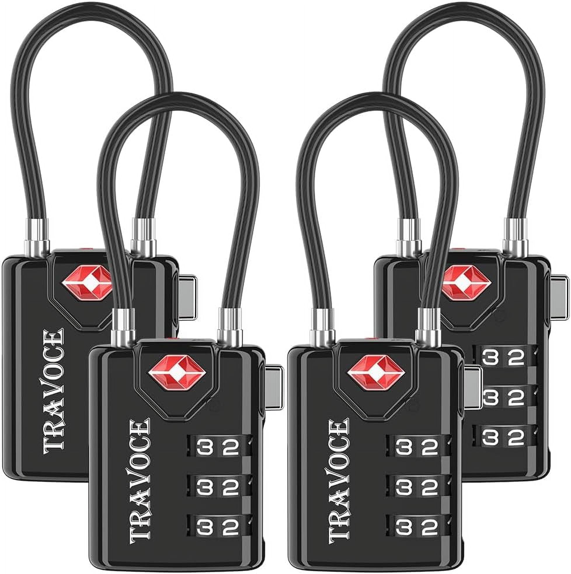 TSA Approved Luggage Locks, Travel Locks Which Also Work Great as Gym ...