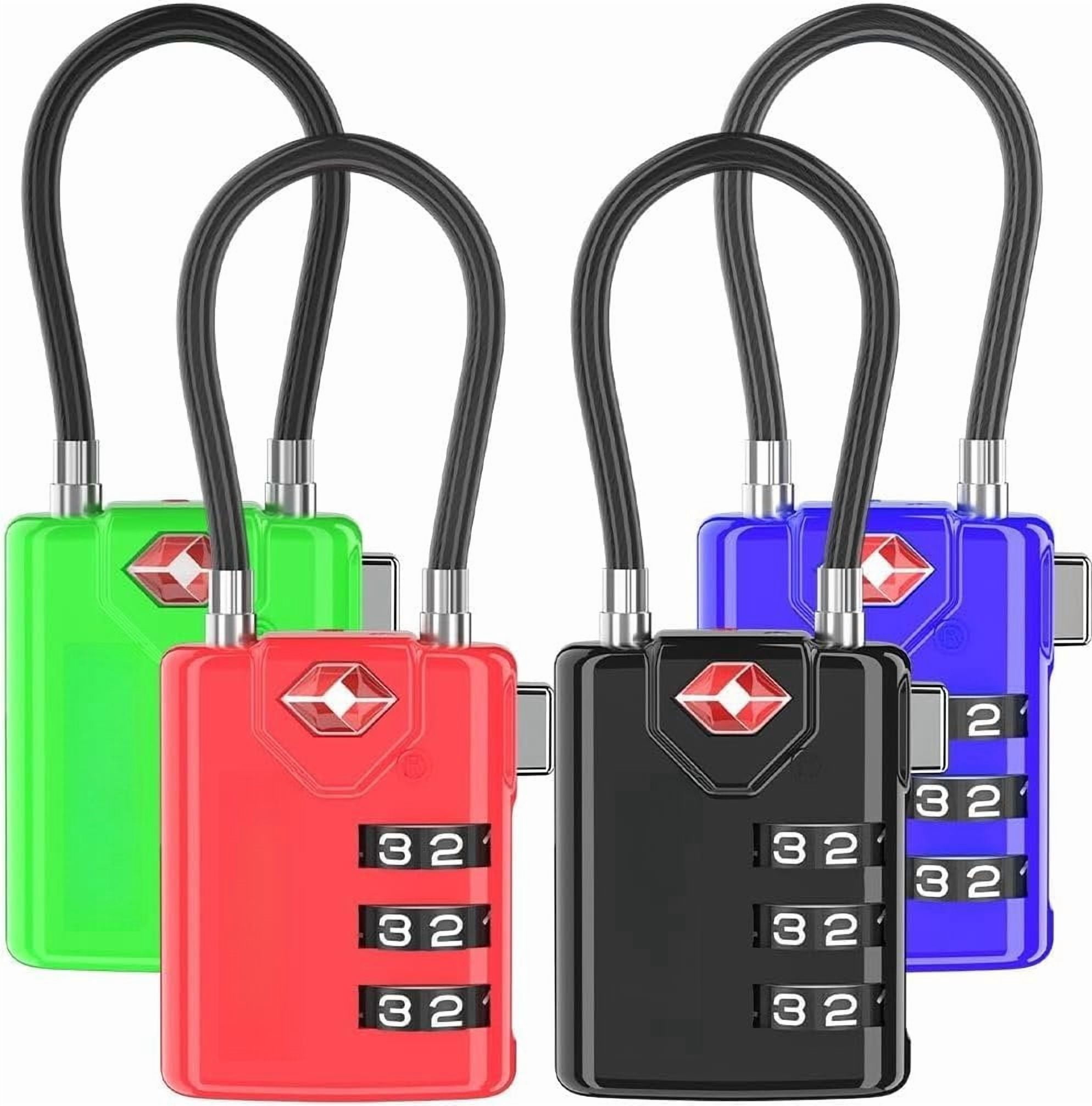 TSA Approved Luggage Locks, Travel Locks Which Also Work as Gym Locks ...