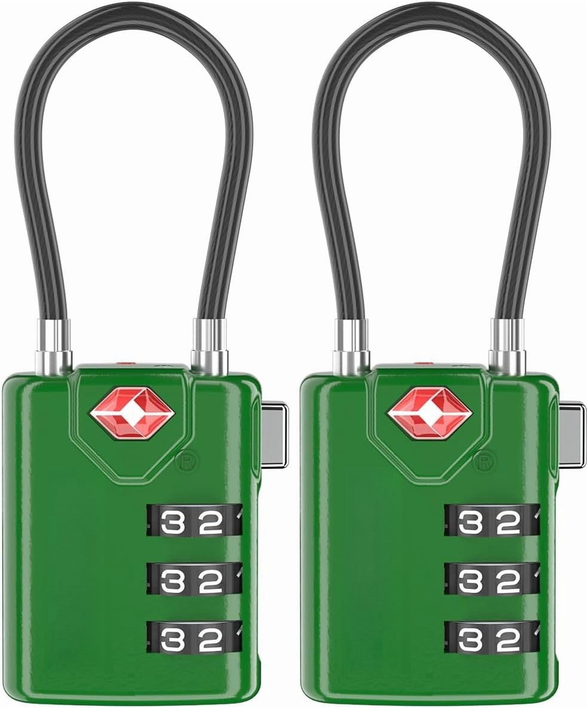 TSA Approved Luggage Locks, Travel Locks Which Also Work as Gym Locks ...