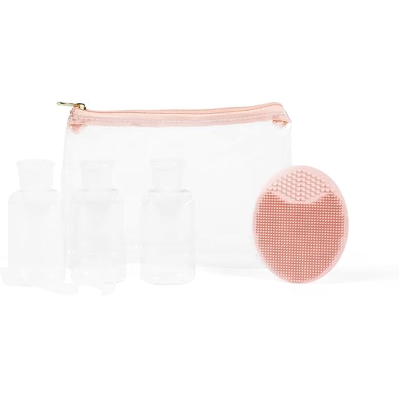 TSA Compliant Travel Bottles and Travel Toiletry Bag with Silicone ...