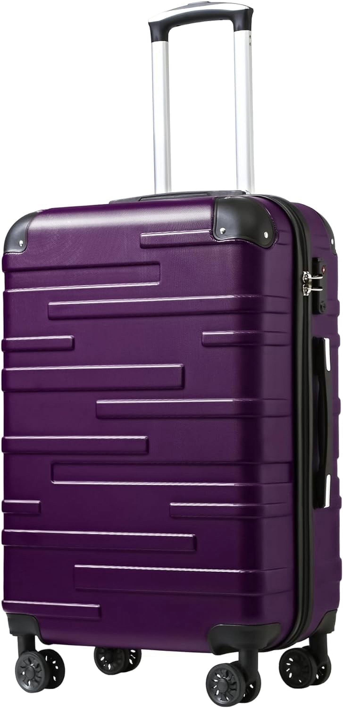 TSA Lock Spinner Luggage Suitcase with Telescopic Handle Carry-on ...