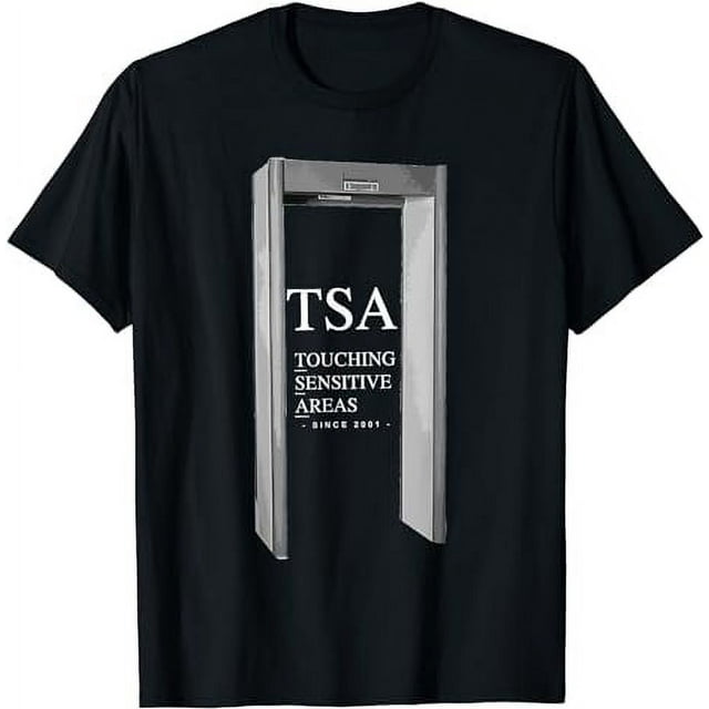TSA Touching Sensitive Areas Funny T-Shirt. Planes Airports - Walmart.com