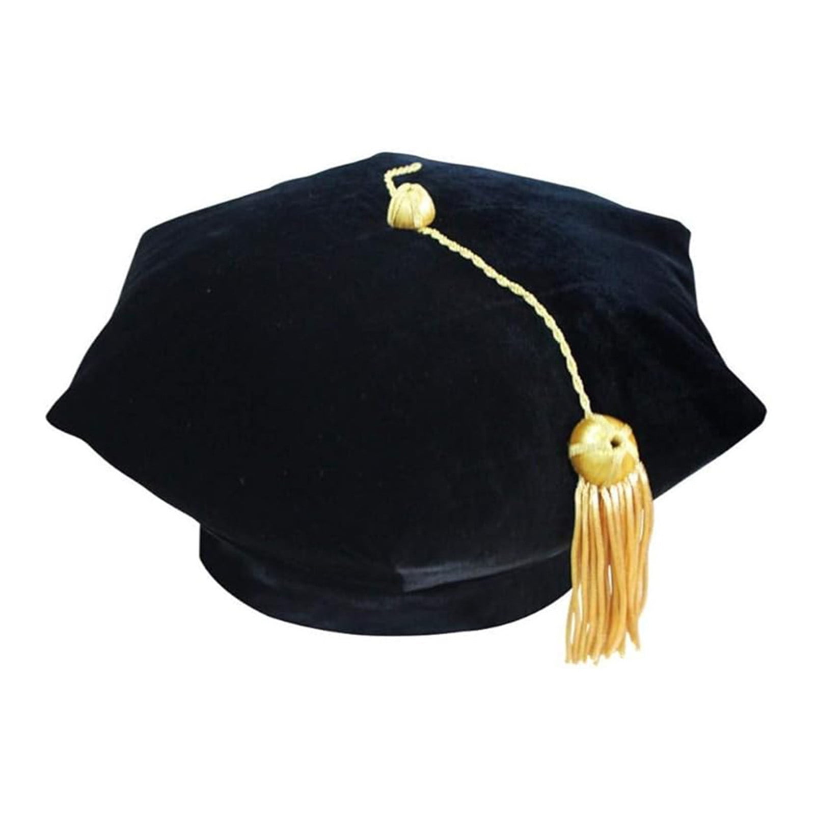 TSADFHJI 2025 Graduate Doctor Velvet Hat Tutor Hat Graduation Hat One ...