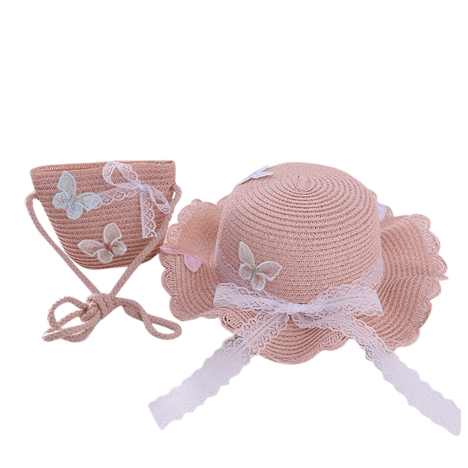 TSADFHJI Baby Caps 0-6 Months with String Baby Caps 12-18 Months Kids ...