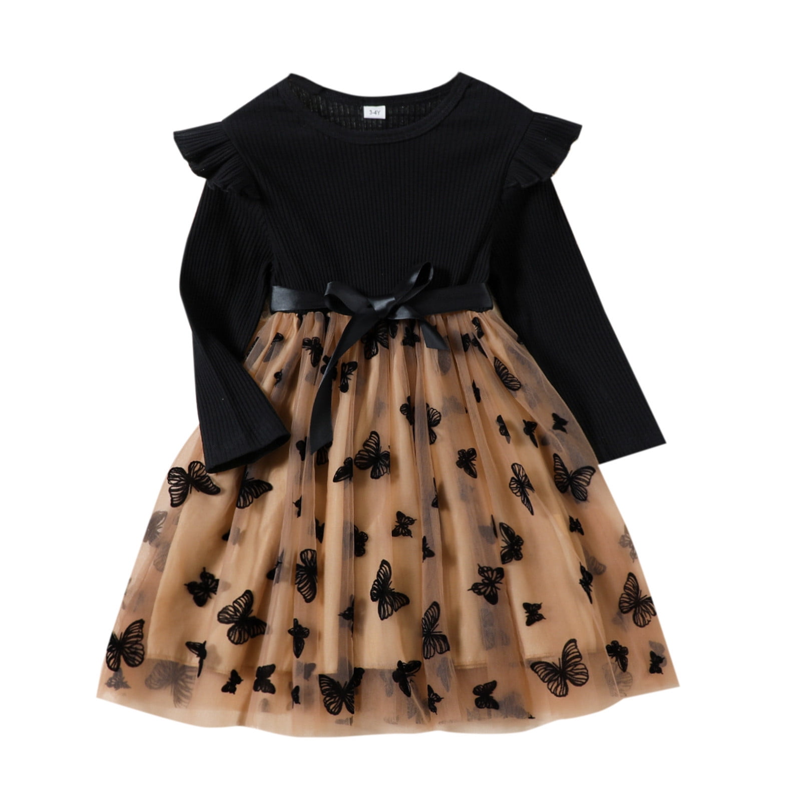 TSADFHJI Winter Toddler Girl Dresses 5T Graduation Christmas Fall Girls ...