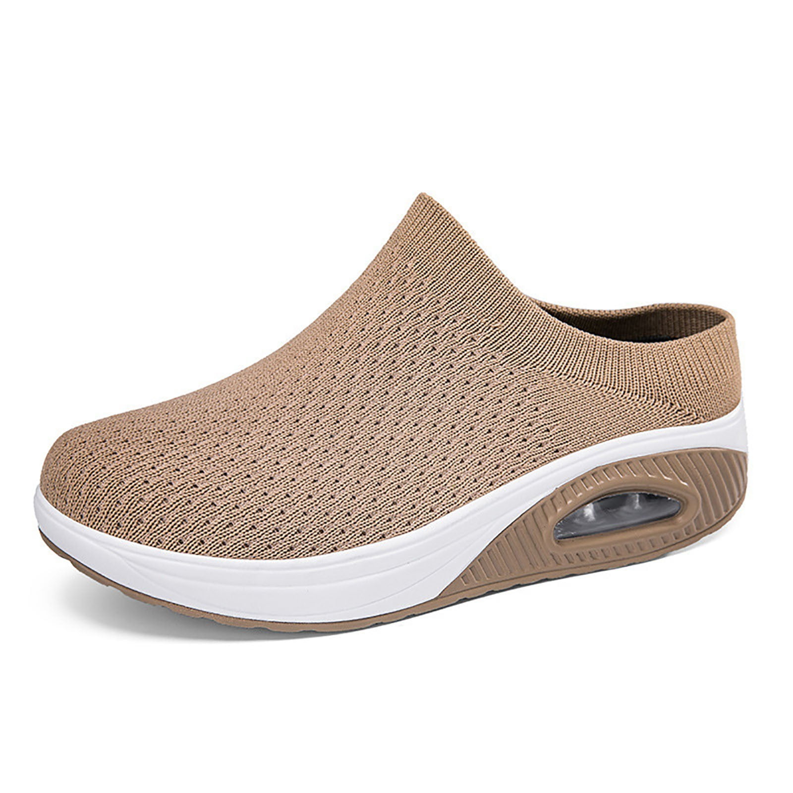 TSADFHJI Women's Slippers Size 8-9 Women'S Fashion Solid Color Mesh ...