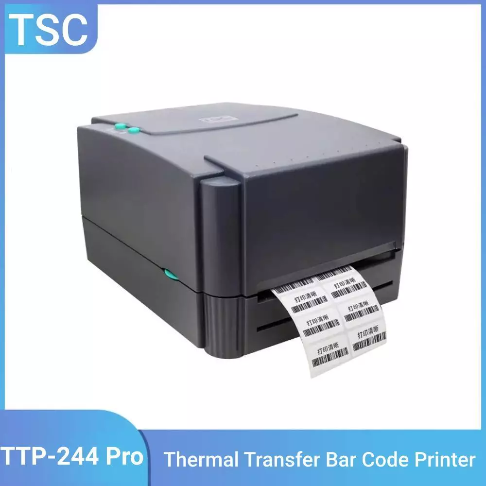 TSC TTP-244 Pro Thermal Transfer Barcode Printer 203 dpi Label Printer ...