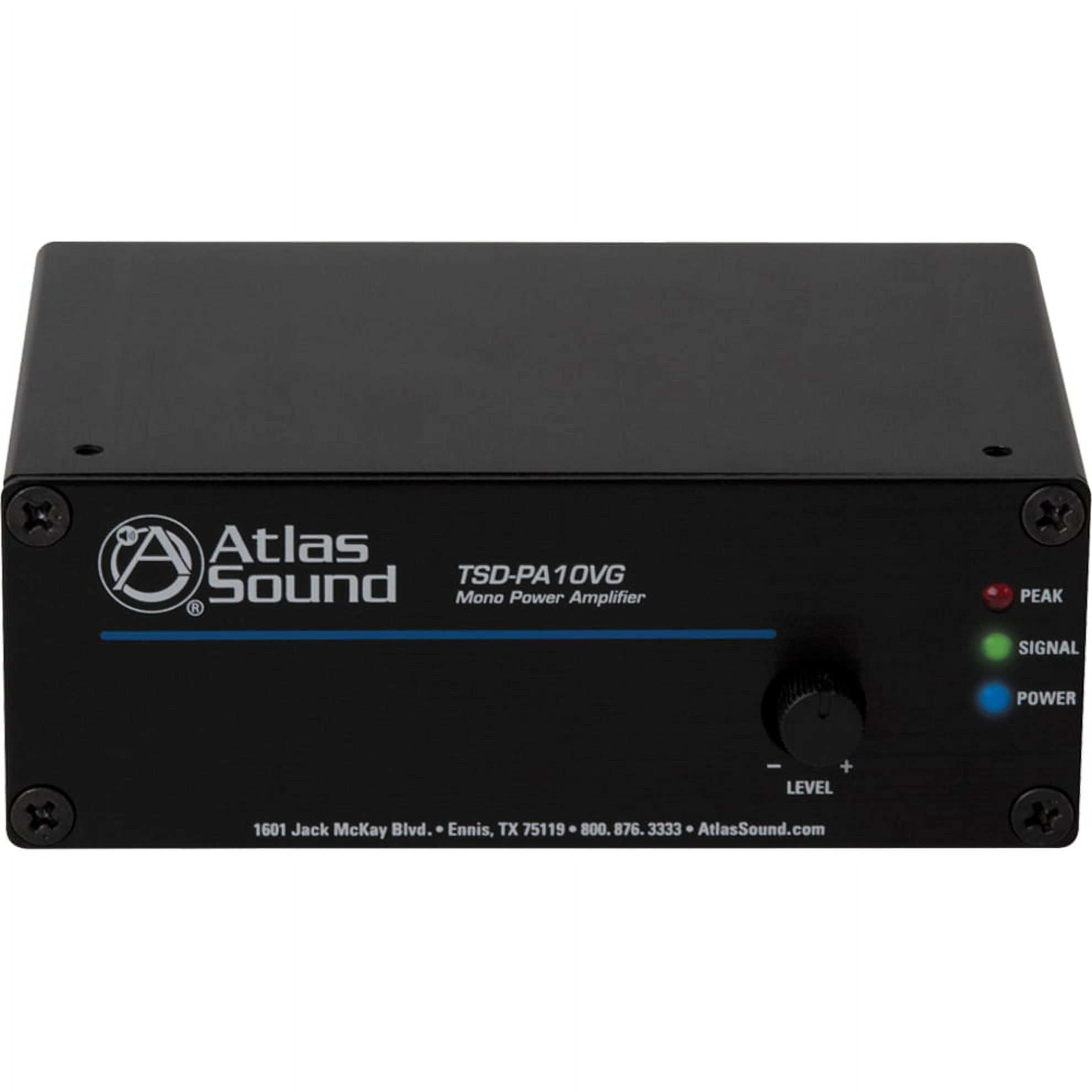 TSD-PA10VG 10W Mono 25V/70.7V/100V Power Amplifier - Walmart.com