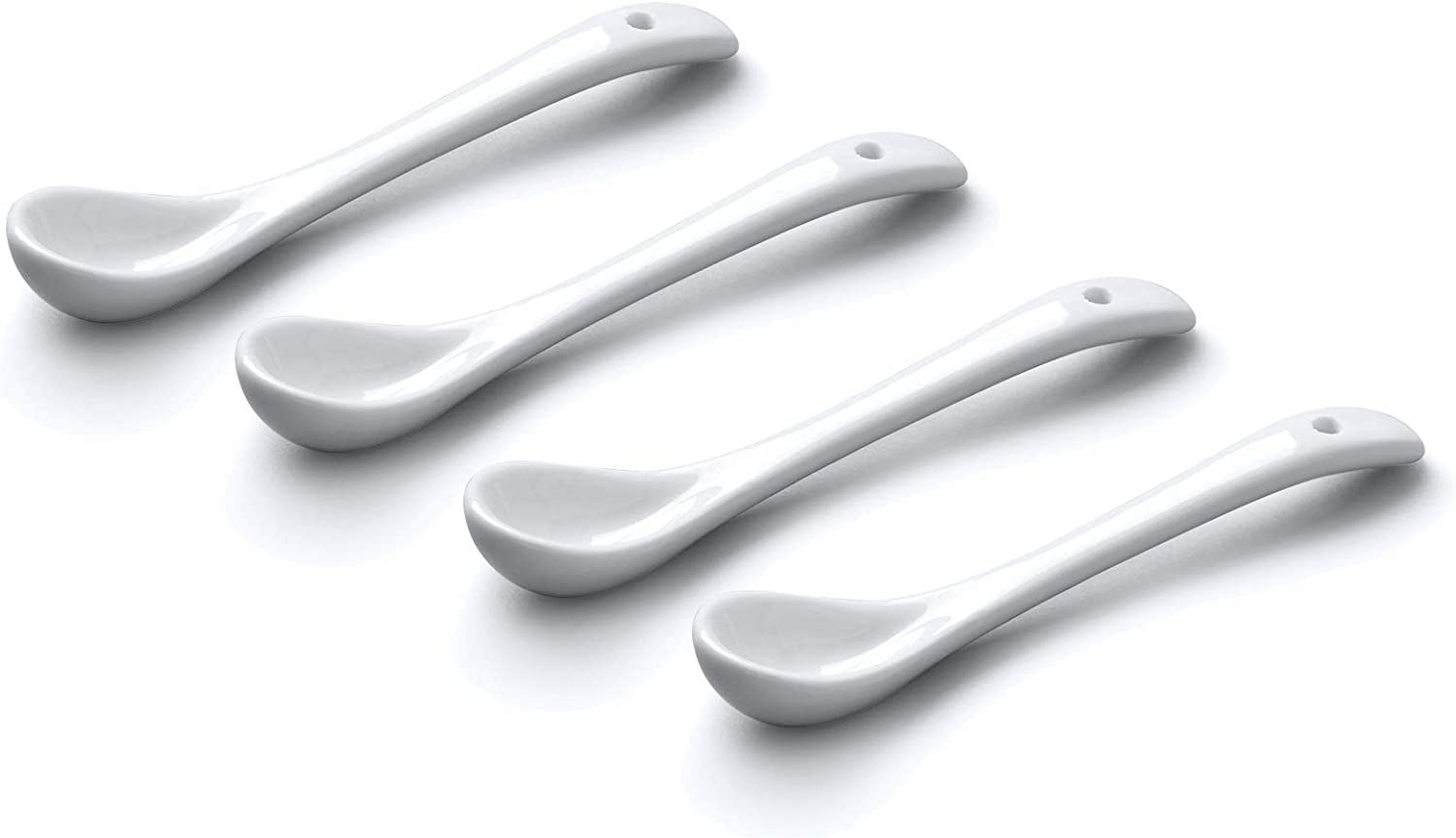 TSET152 Set of 4 Small Traditional Porcelain Salt, Condiment and Spice ...