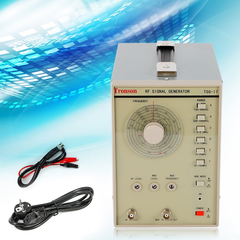 TSG-17 High Frequency RF/AM Radio Frequency Signal Generator 100kHz ...