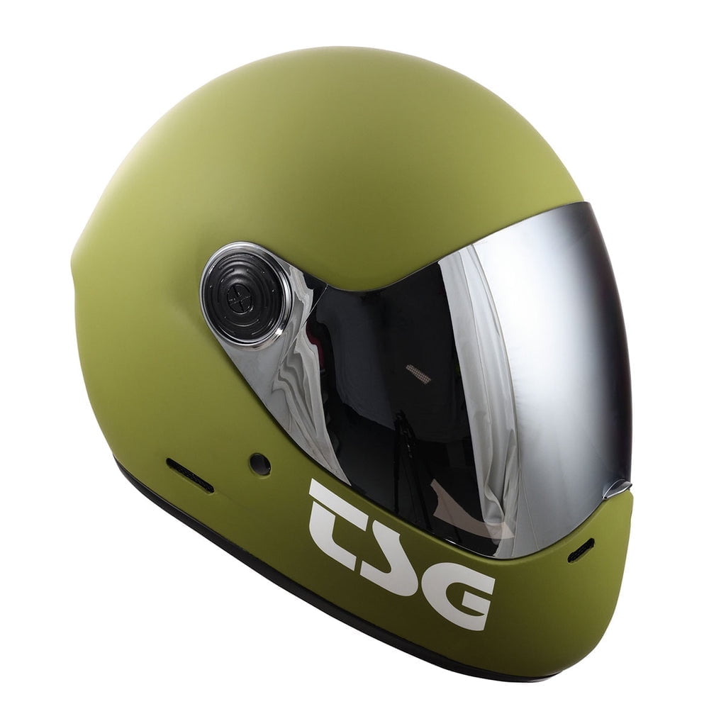 TSG Pass Pro Full Face Helmet w/Two Visors, Downhill Skateboarding ...