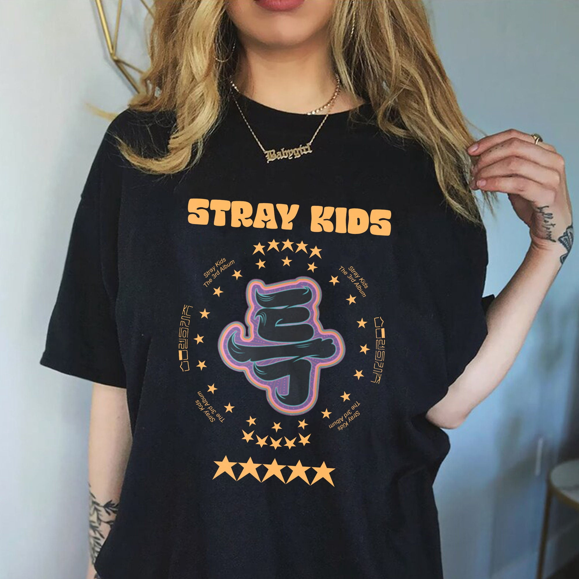 TSHIRT-5 Star Stray Kids Shirt. Stray Kids New Album Shirt. Stray Kids ...