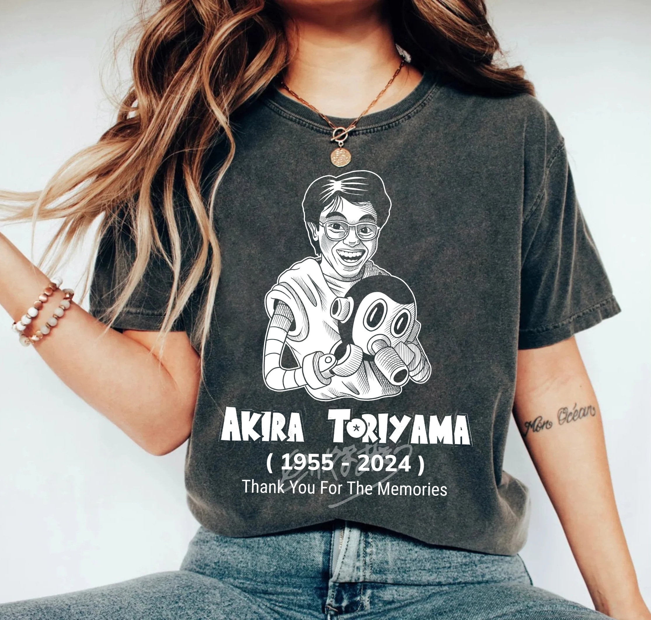 TSHIRT-Akira Toriyama Artist Shirt, Akira Toriyama RIP Shirt, Rest In ...