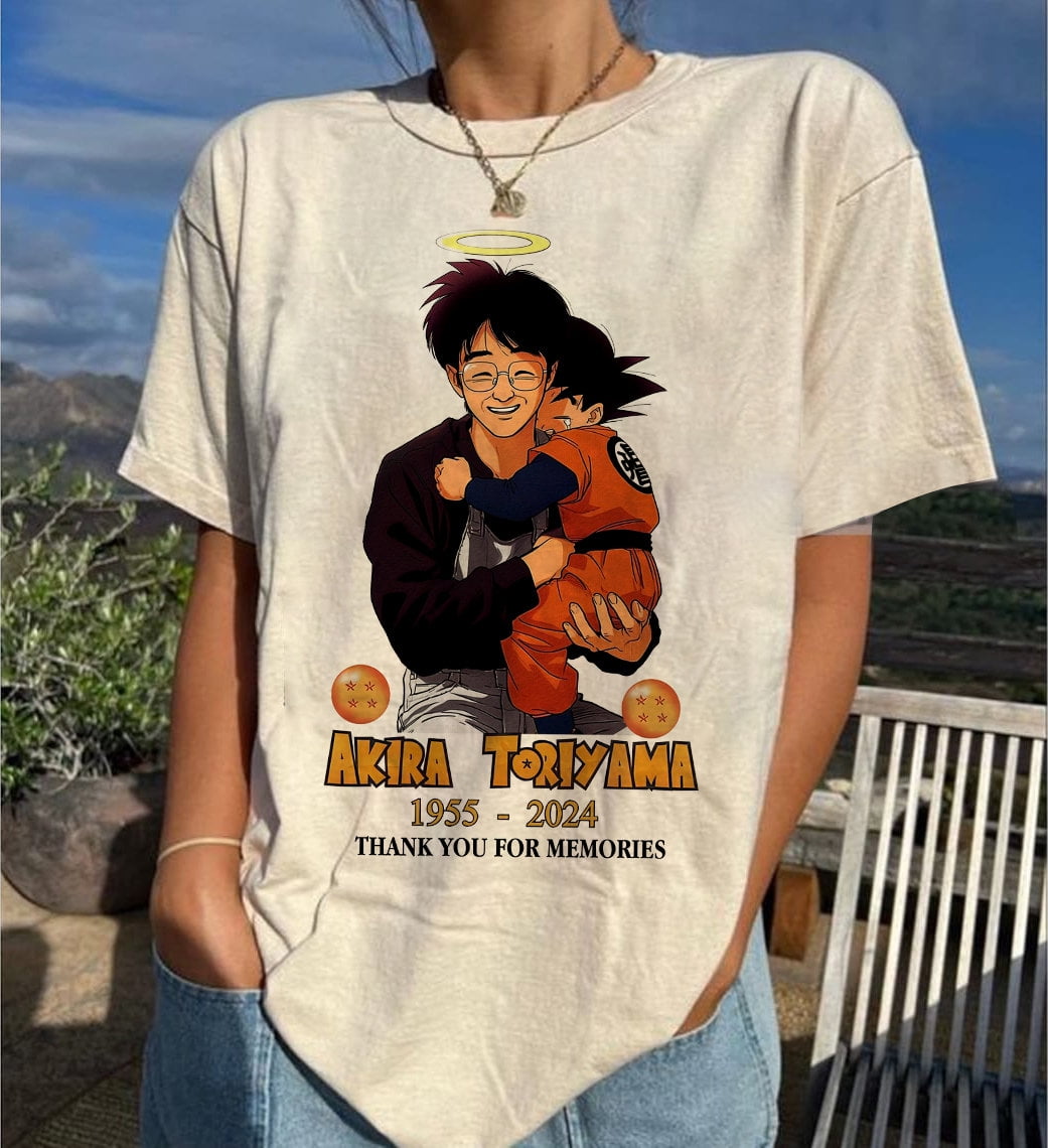 TSHIRT-Akira Toriyama Drag0n Ball RIP Shirt, Akira Toriyama 1955 to ...