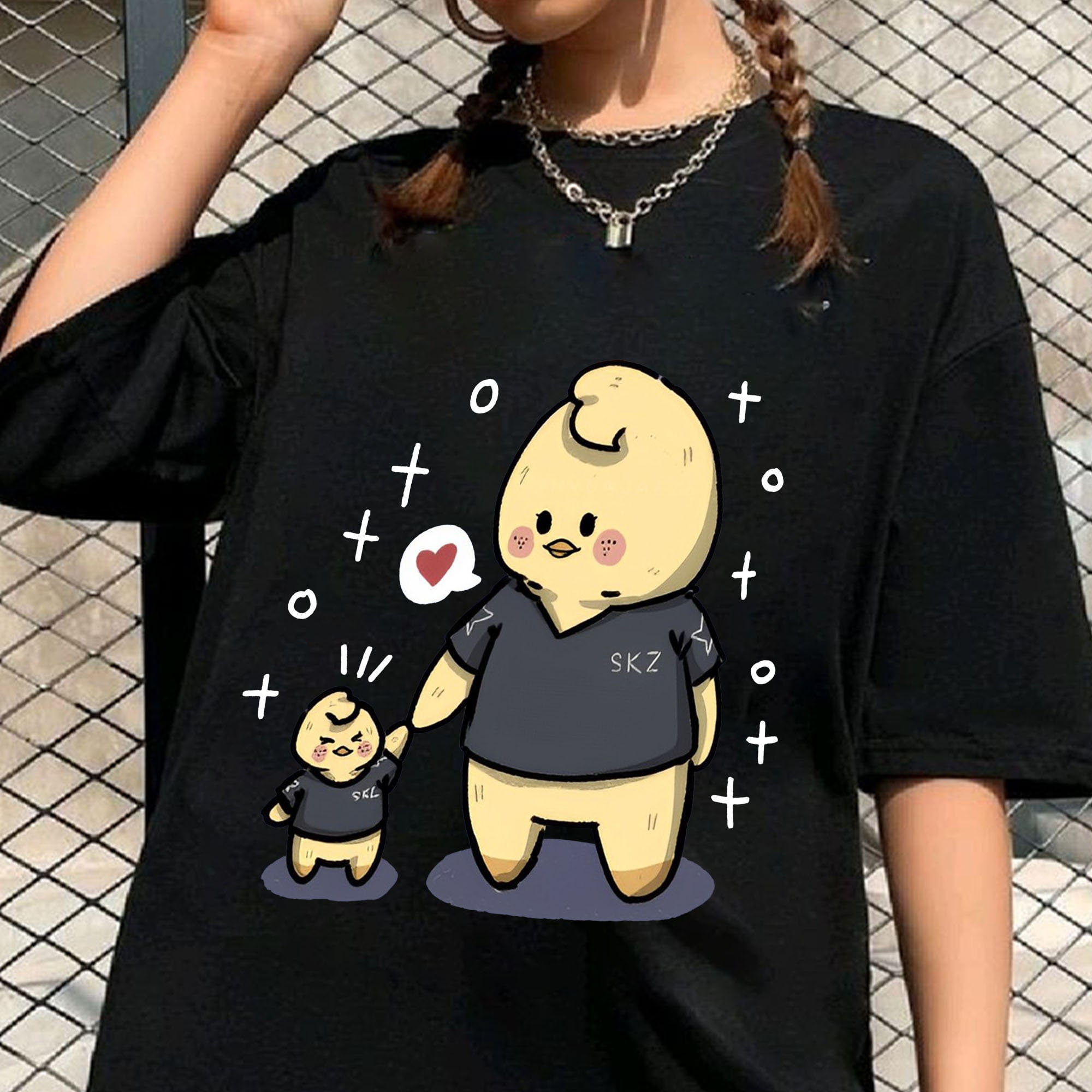 TSHIRT-BbokAri Felix Stray Kids Chibi Fanart Shirt, Yongbok Stray Kids Shirt, Felix Stray Kids ...