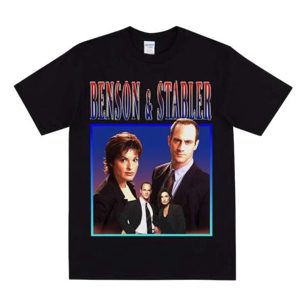 TSHIRT-Benson And Stabler Law And Order Svu T Shirt Merch - Walmart.com