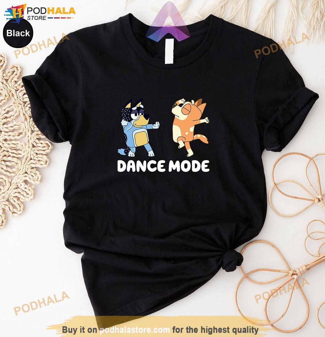 TSHIRT-Bluey Dance Mode Shirt, Bluey and Bingo Dancing Shirt, Bluey ...