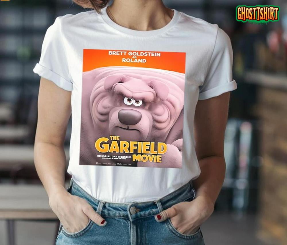 TSHIRT-Brett Goldstein As Roland In The Garfield Movie Shirt - Walmart.com