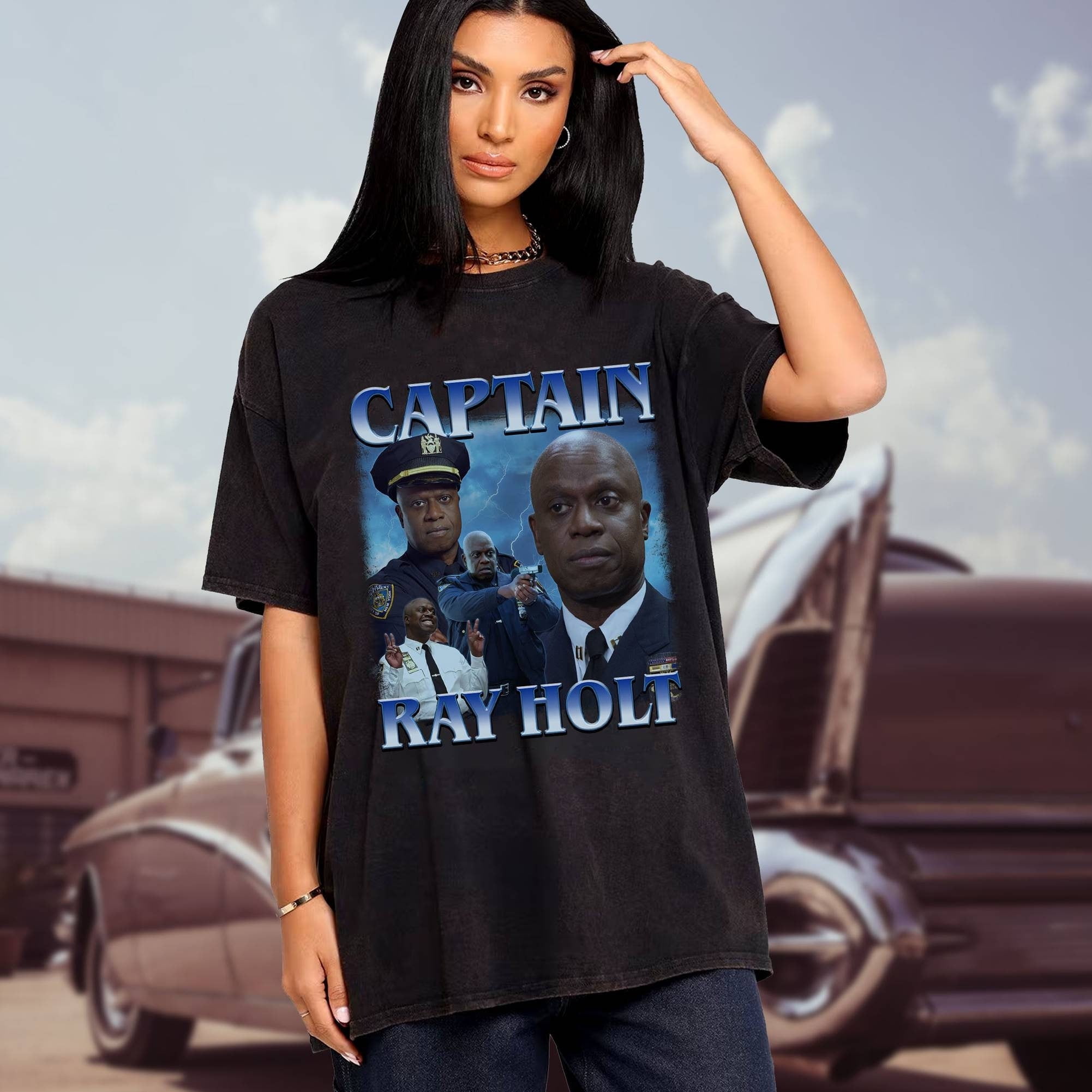 TSHIRT-Captain Ray Holt T-Shirt, Brooklyn Nine-Nine Shirt, Brooklyn 99 T-Shirts, Captain Holt ...