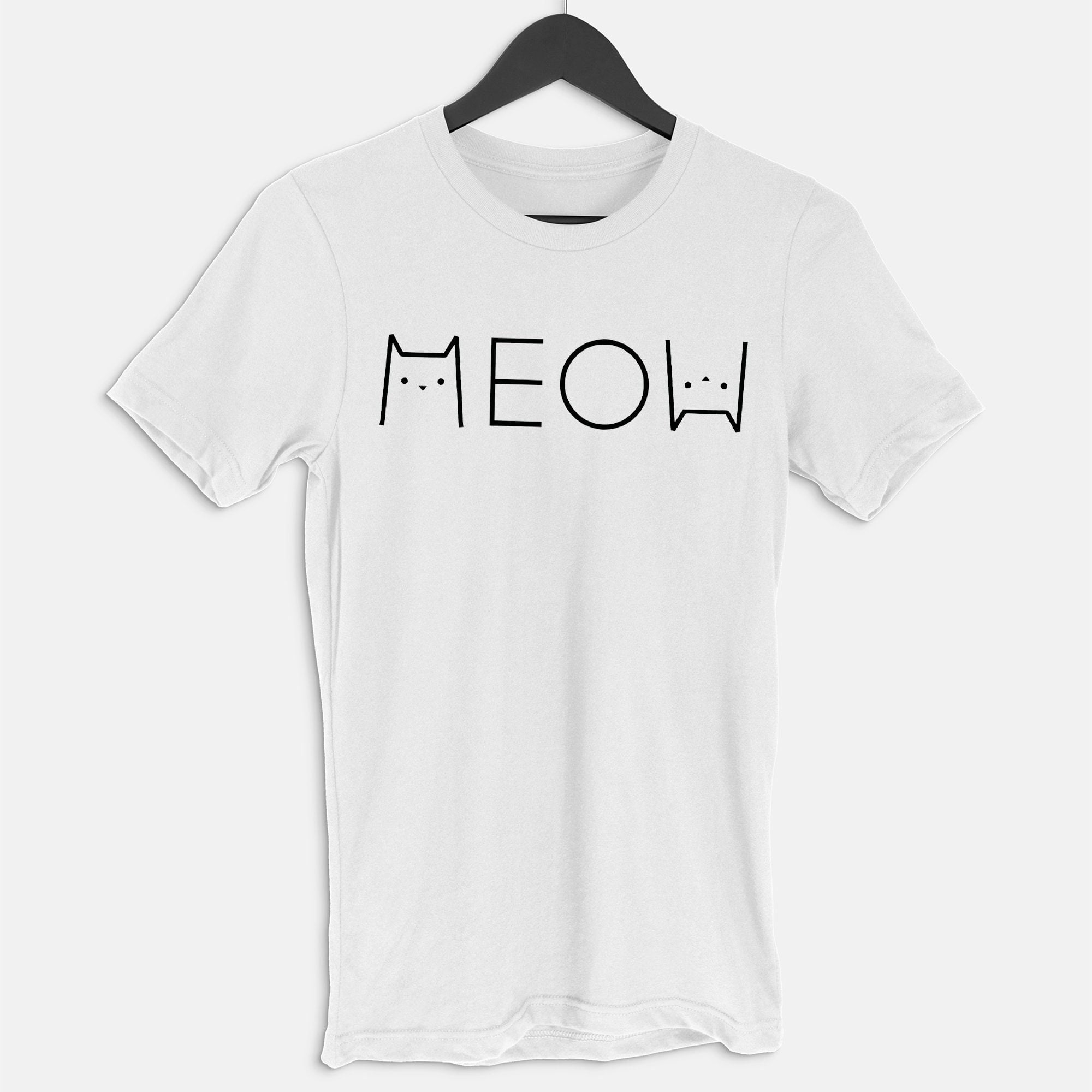 TSHIRT-Cat T-Shirt - Meow - Cat Lovers Gift - I Love Cats TShirt ...