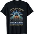 TSHIRT-Cicada Concert Tour 2024 Illinois Cicada Broods T-Shirt ...