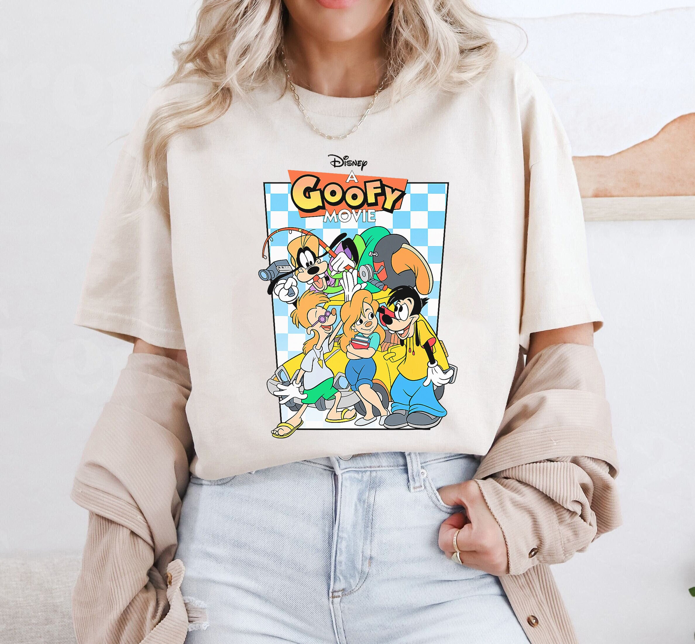 TSHIRT-Disney A Goofy Movie Iconic Group Shot Big Chest Poster T-Shirt ...