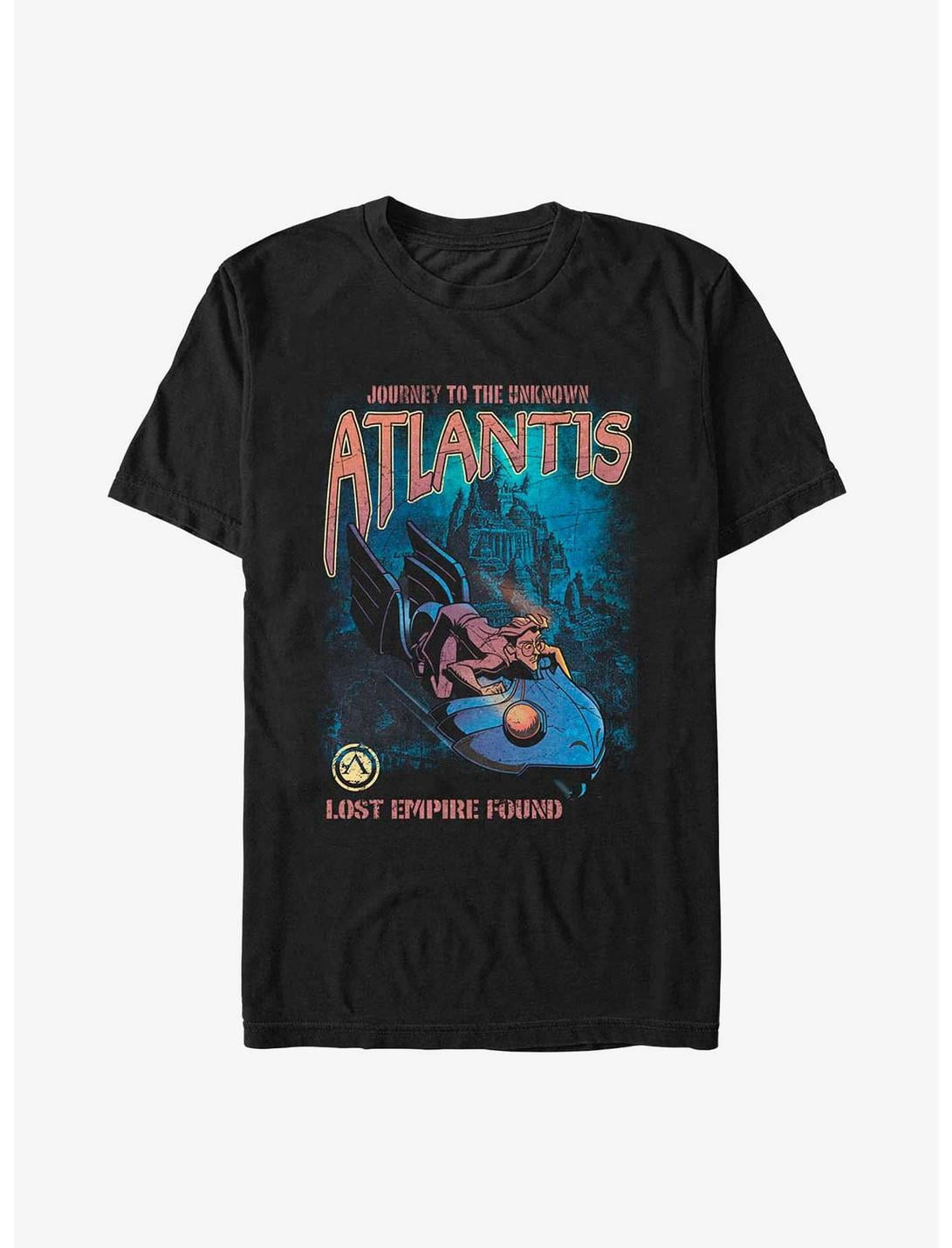 TSHIRT-Disney Atlantis: The Lost Empire Milo Lost Empire Found Poster T ...
