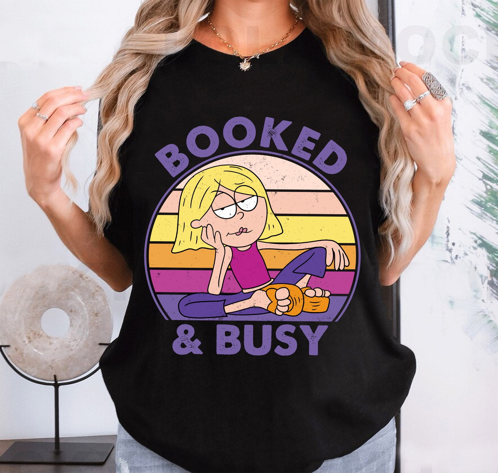 TSHIRT-Disney Cute Lizzie McGuire Retro Shirt, Booked and Busy Shirt ...