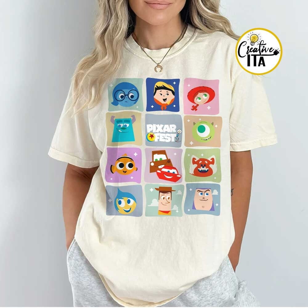 TSHIRT-Disney Pixar Fest 2024 T-shirt, The World of Pixar T-shirt ...