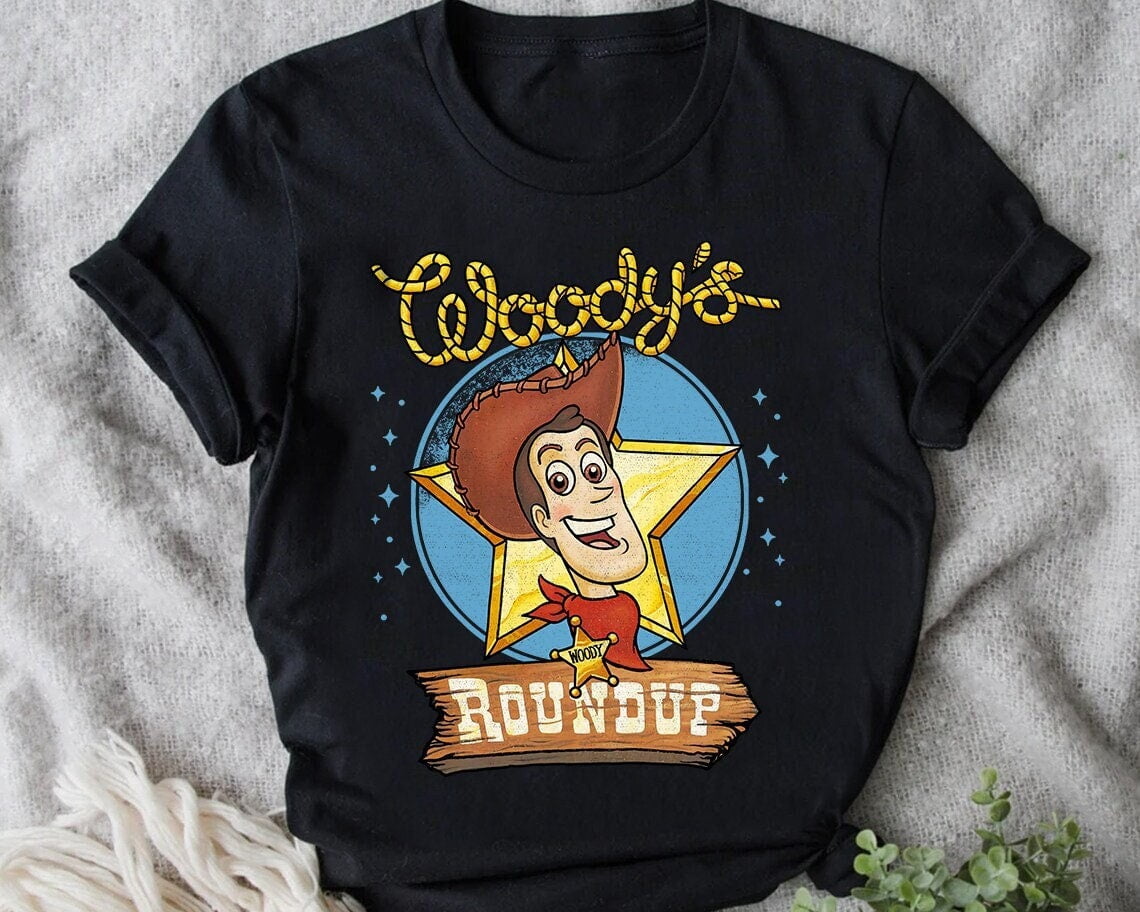 TSHIRT-Disney Toy Story Woody's Roundup Shirt, , Disneyland Family ...