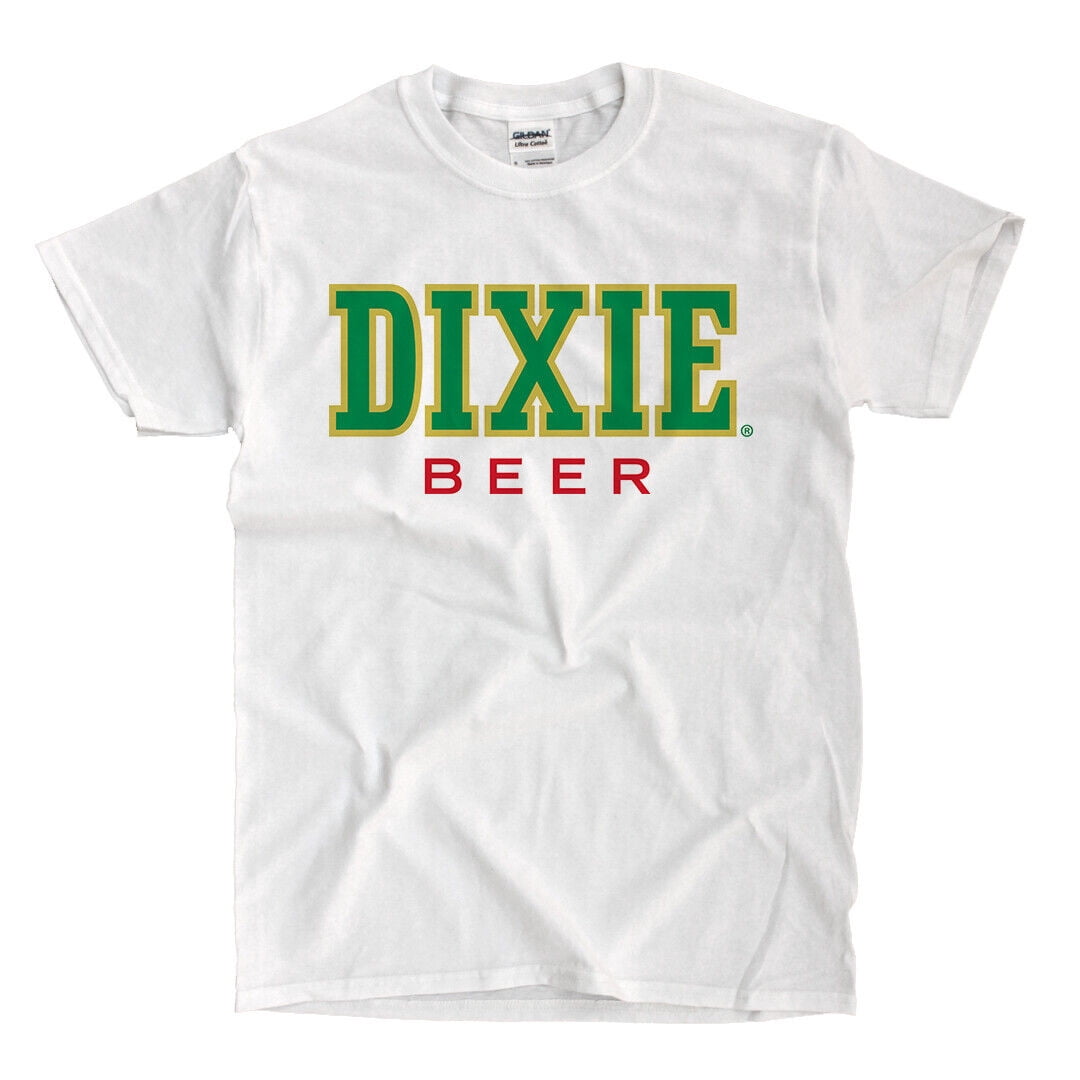 TSHIRT-Dixie Beer logo White T-Shirt - - Walmart.com