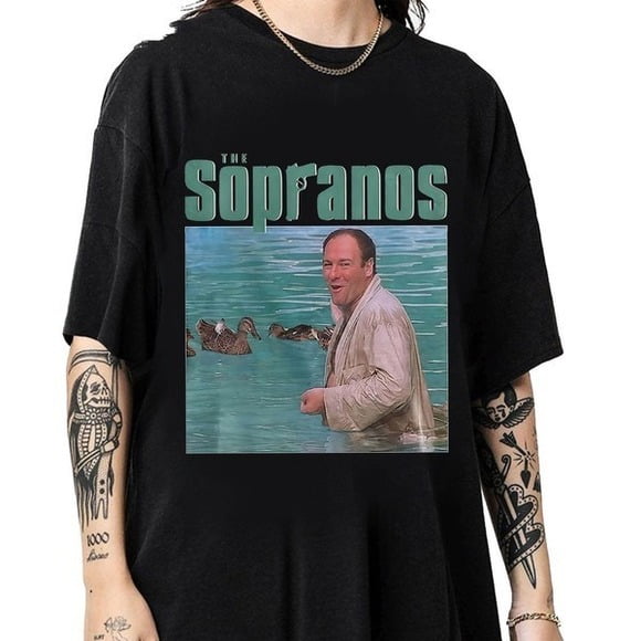 TSHIRT-Ducks The Sopranos 90s Style Shirt, Tony Soprano Shirt - Walmart.com