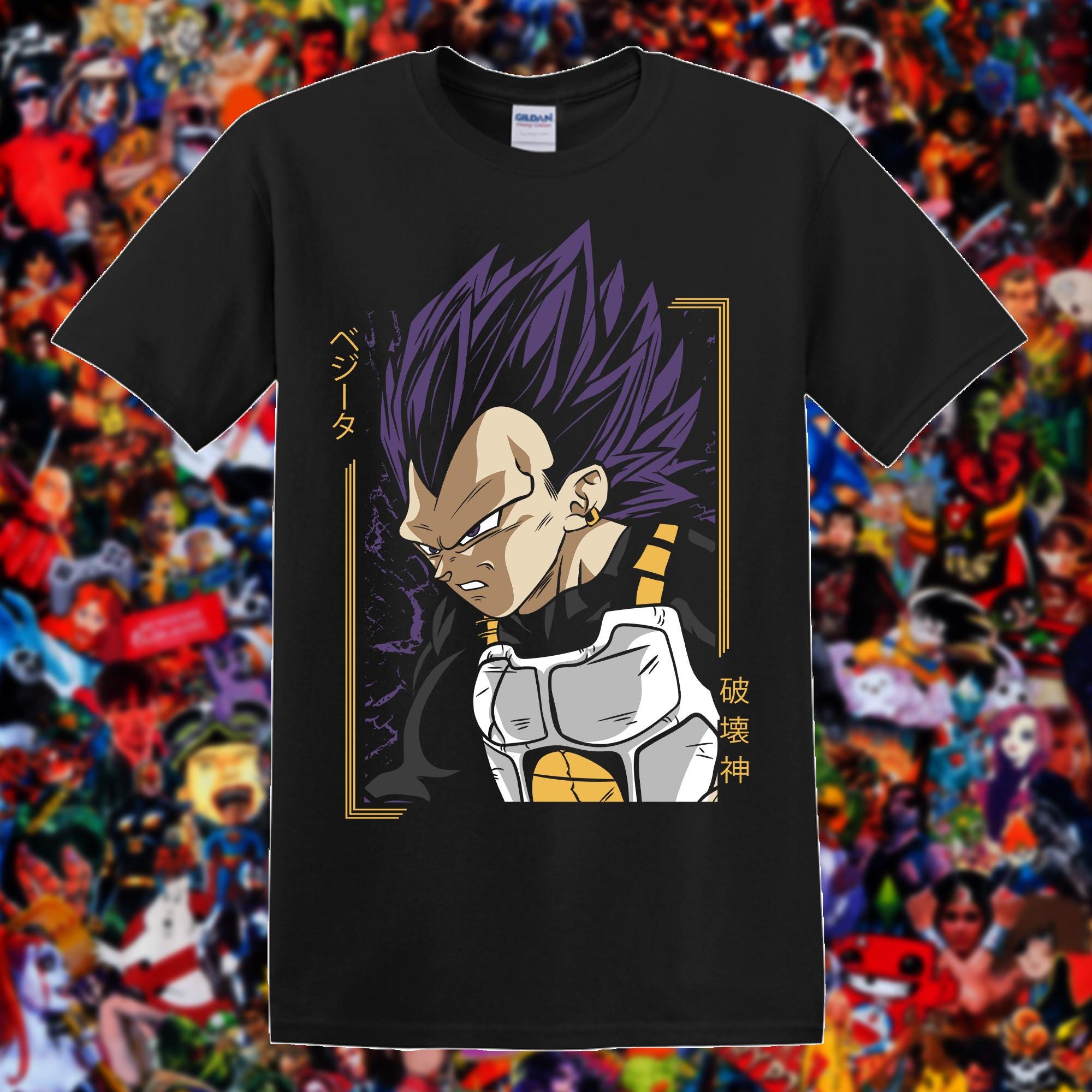 TSHIRT-Ego Vegeta Shirt | Dragon Ball Super Anime Tee | Ultra Ego ...