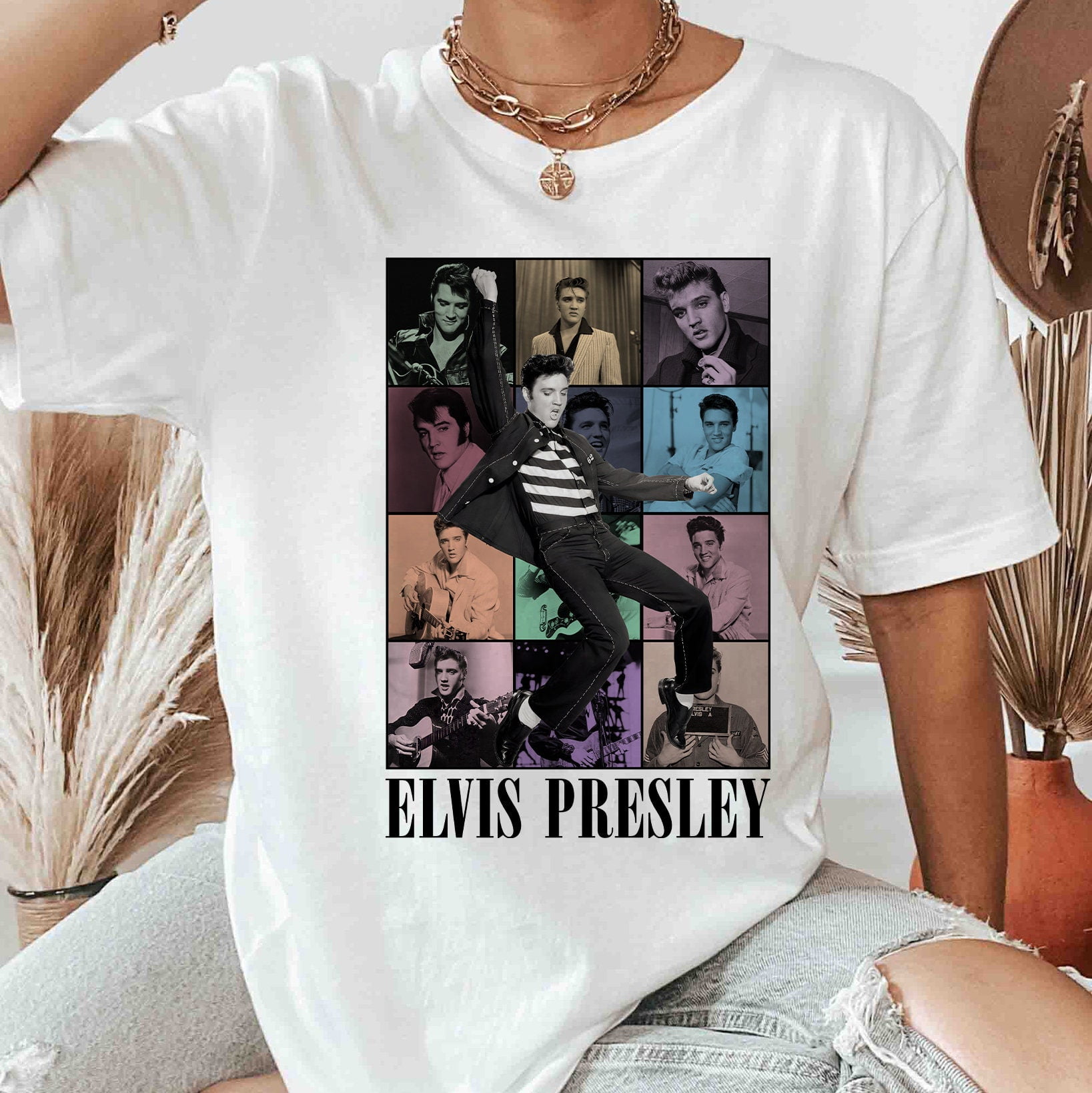 TSHIRT-Elvis Presley Tour , Elvis Shirt, Elvis Presley Official Retro ...