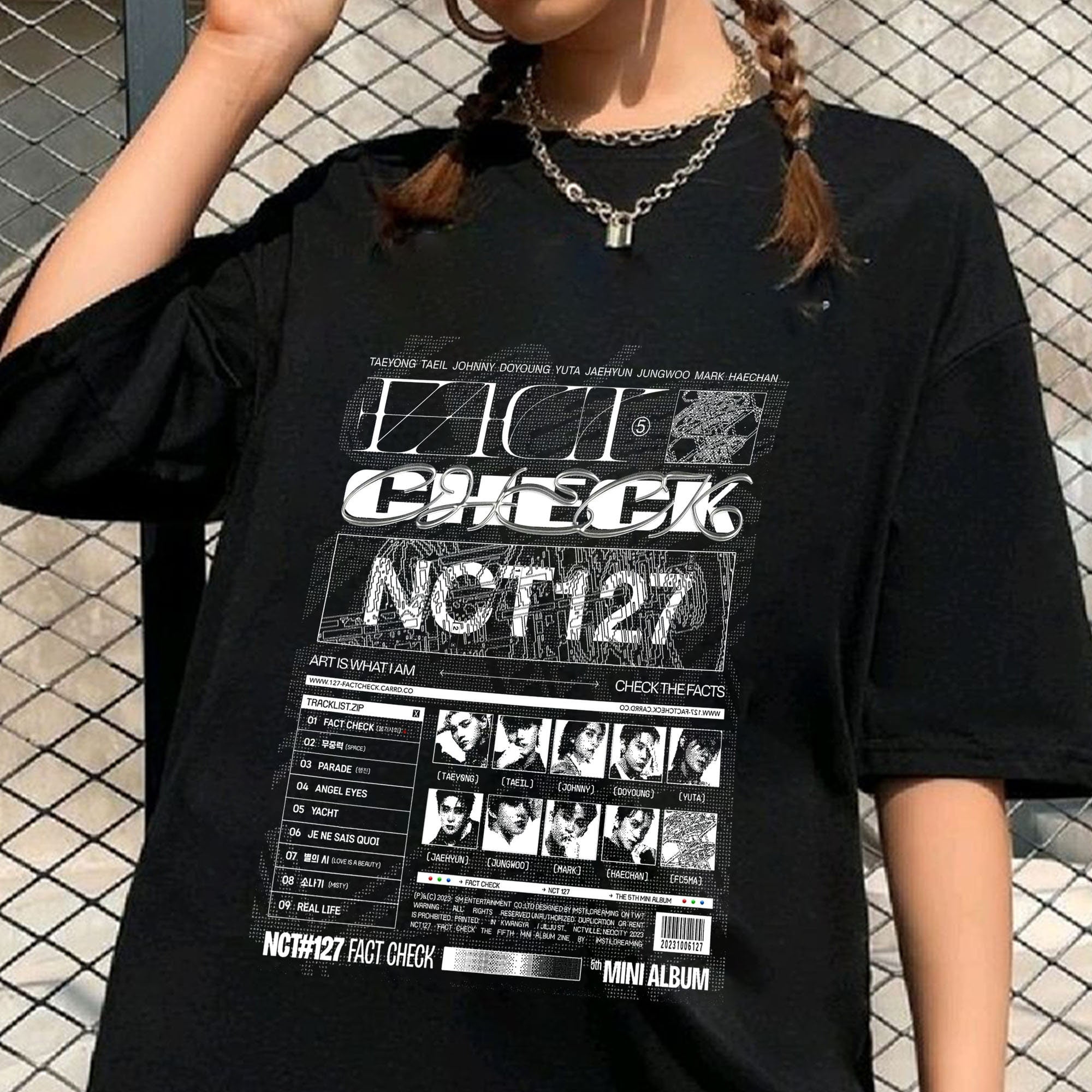TSHIRT-Fact Check Nct 127 Shirt, Nct 127 5th Mini Album Shirt, Check ...
