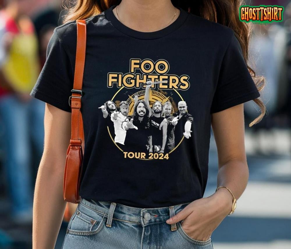 TSHIRT-Foo Fighters Tour 2024 With Special Guests T-Shirt Foo Fighter ...