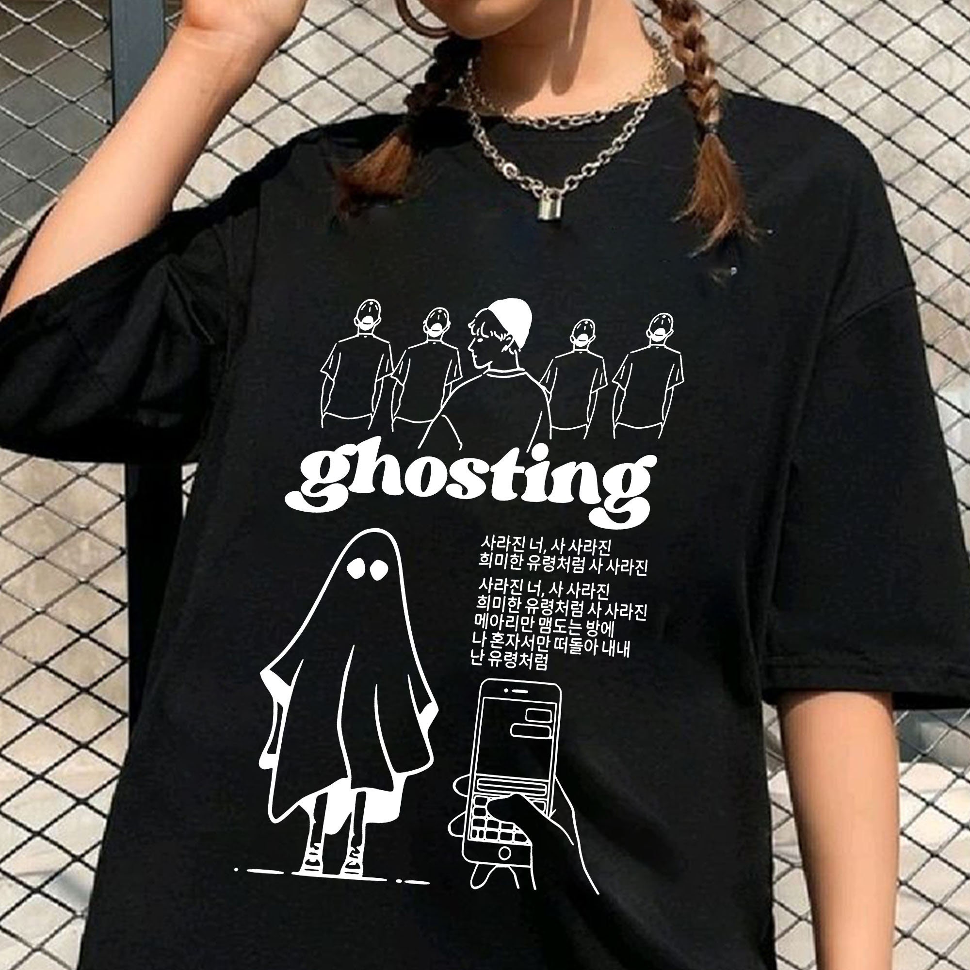 TSHIRT-Ghosting Txt Shirt, Minisode1: Blue Hour Album Txt Sweatshirt ...