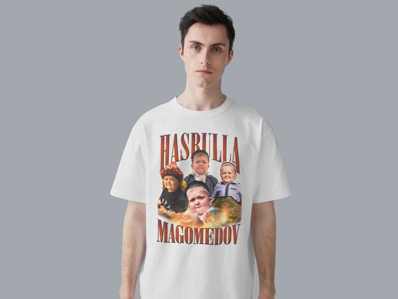 TSHIRT-Hasbulla Magomedov Meme Heavy Cotton T-Shirt | Funny Viral ...