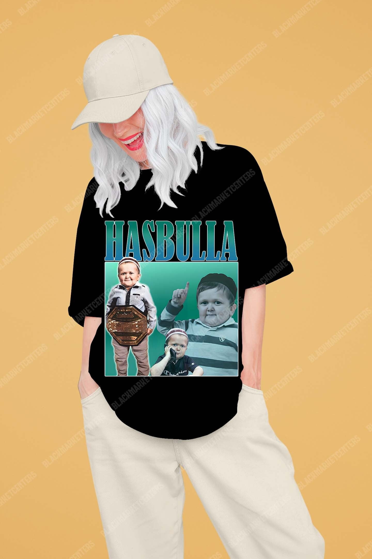 TSHIRT-Hasbulla Shirt Vintage Hasbulla Shirt King Hasbulla Bootleg ...